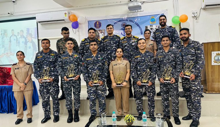 Eastern Naval Command's Paramedical Team Wins at 5th Indian Naval ...
