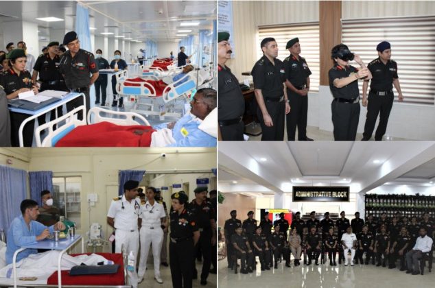 Lieutenant General Sadhna Saxena Nair Inspects Army Institute of Cardio ...