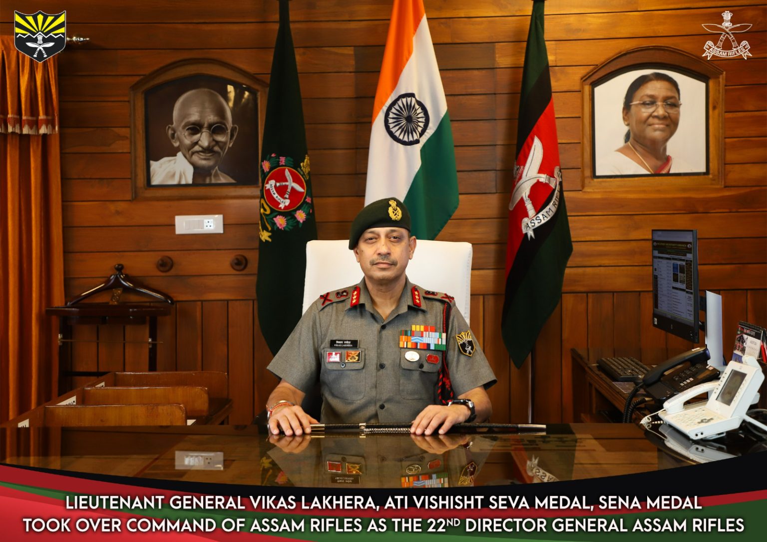 Lieutenant General Vikas Lakhera Takes Command as the 22nd Director ...
