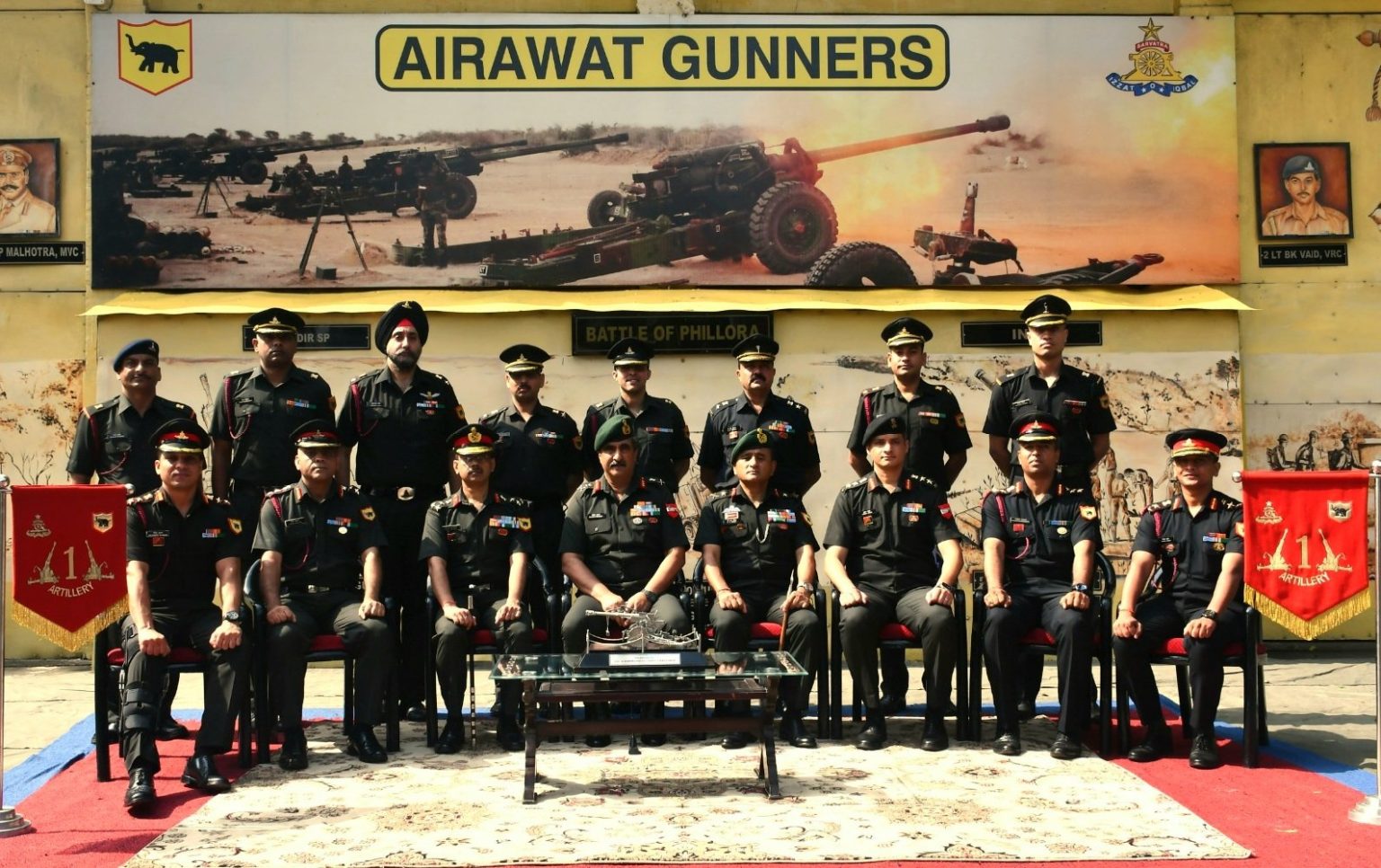 Kharga Corps GOC Reviews Operational Readiness of Airawat Gunners