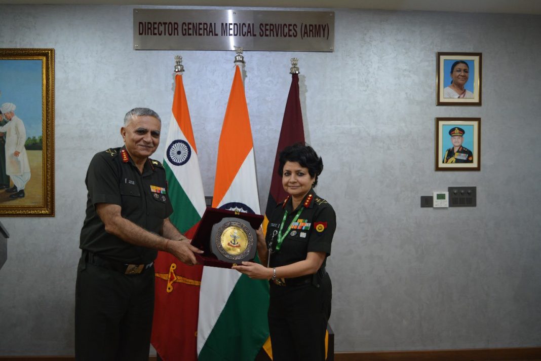 Lt Gen Daljit Singh Makes Farewell Visits to DGMS (Army) and DGDS Offices
