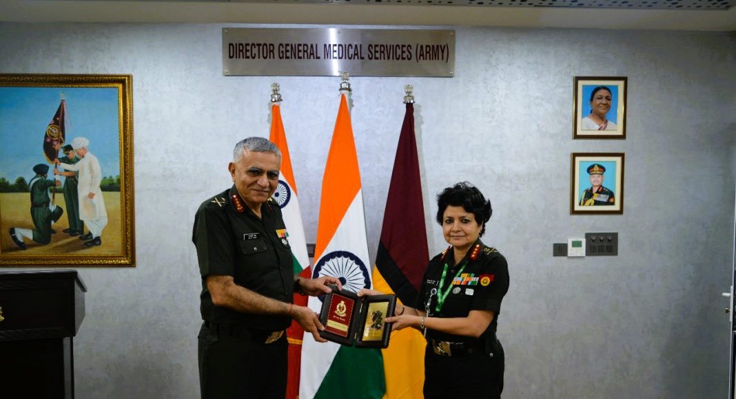 Lt Gen Daljit Singh Makes Farewell Visits to DGMS (Army) and DGDS Offices