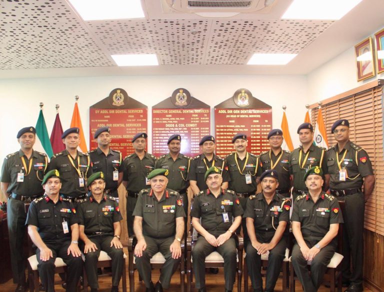 Lt Gen Daljit Singh Makes Farewell Visits to DGMS (Army) and DGDS Offices