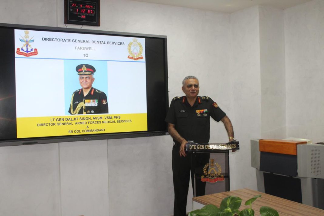 Lt Gen Daljit Singh Makes Farewell Visits to DGMS (Army) and DGDS Offices