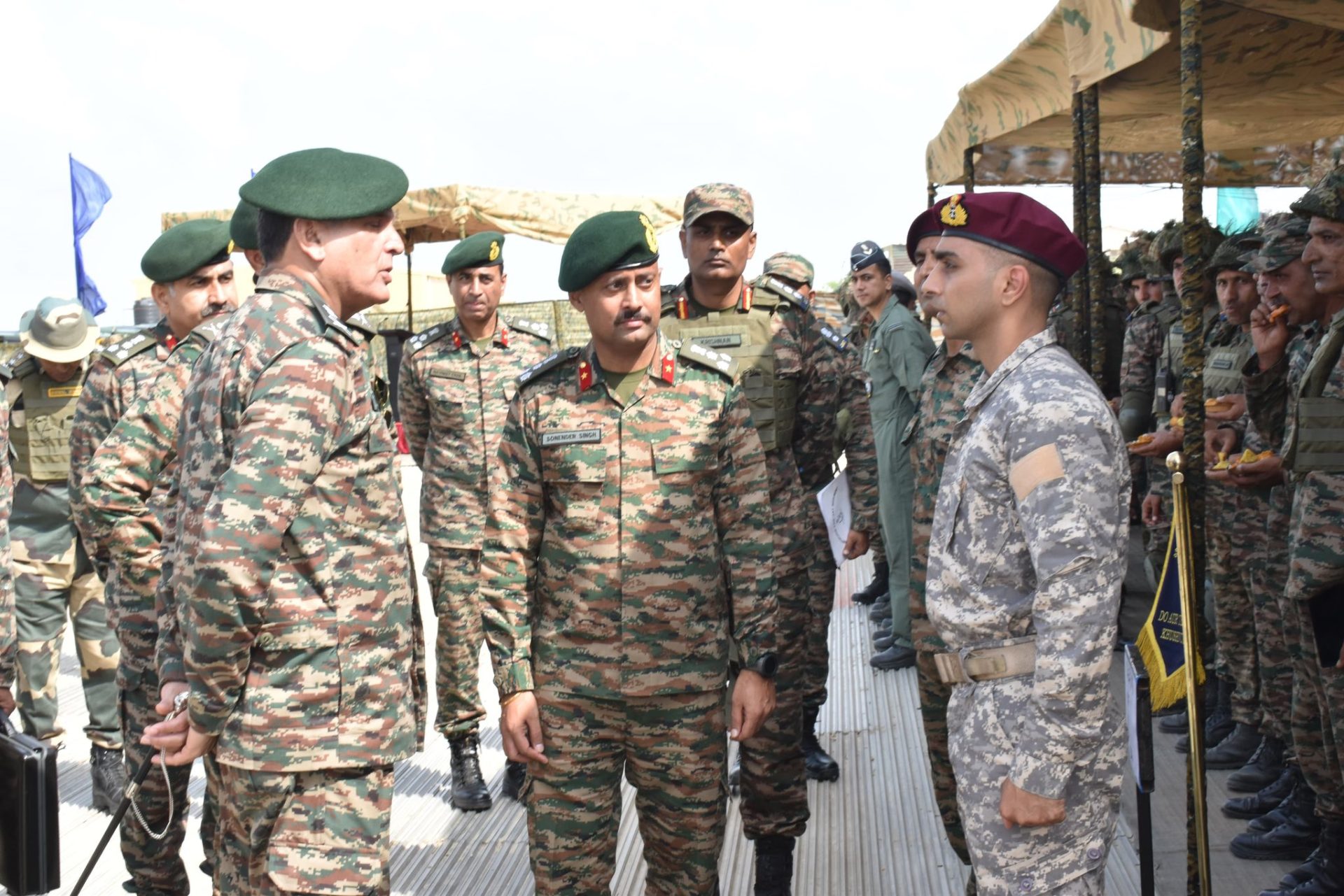 Lt Gen Dhiraj Seth Reviews Operational Readiness of Bald Eagle Brigade ...