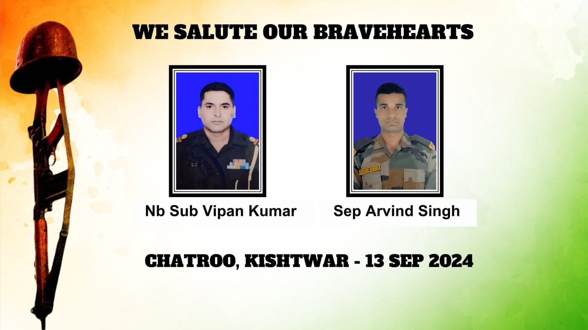 Two Indian Army Soldiers Lost Their Lives in J&K's Kishtwar