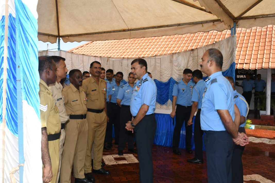 Air Marshal B Manikantan Visits AF Station Thiruvananthapuram