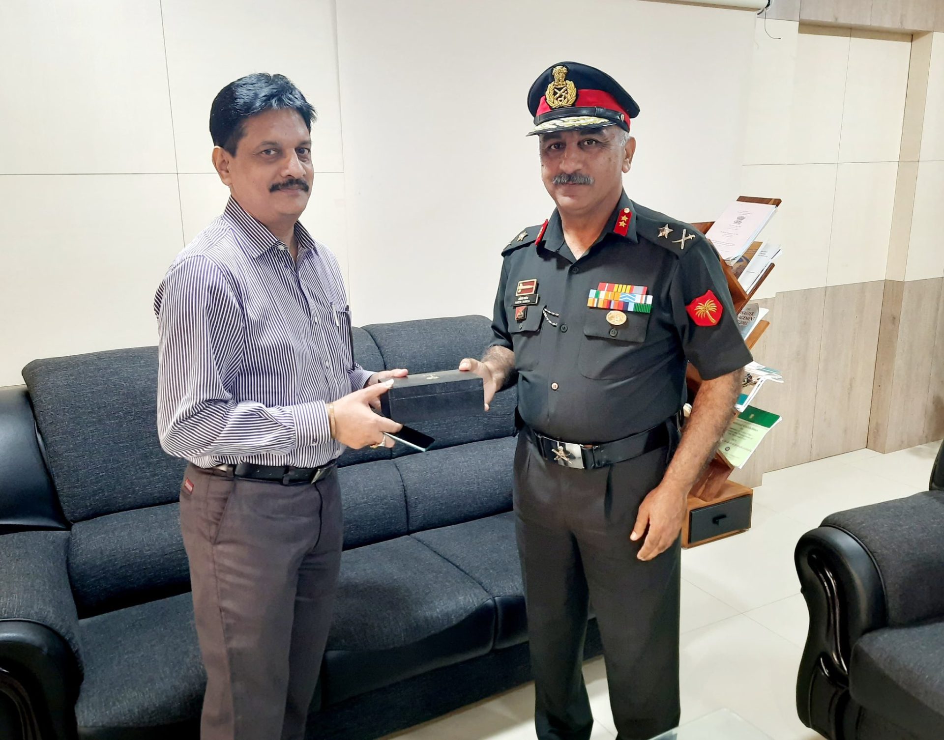 Major General Rakesh Manocha Meets Andhra Pradesh CM Nara Chandra Babu Naidu