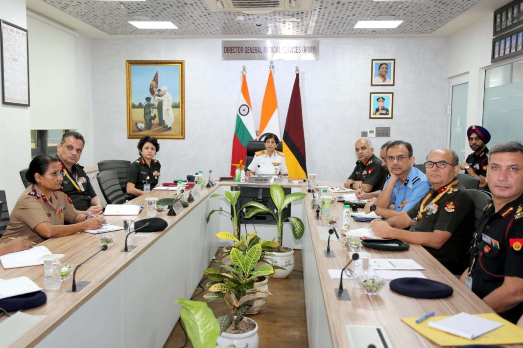 Vice Admiral Arti Sarin Visits Directorate General Medical Services (Army)