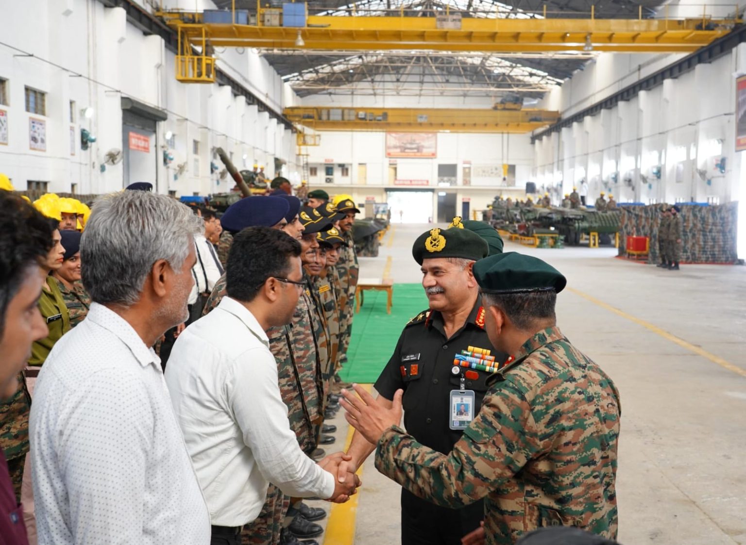 Indian Army Unveils Indigenous T-90 Tank Overhaul Facility
