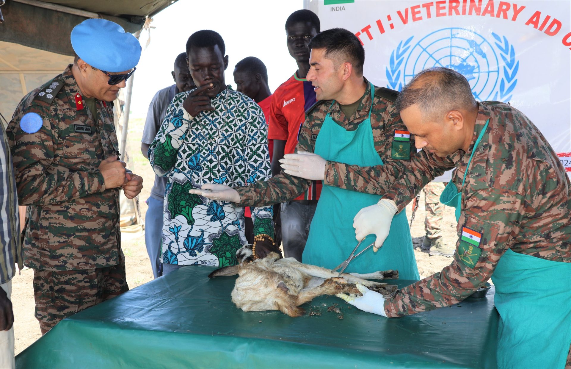 Indian Army Provides Vital Veterinary Support in South Sudan