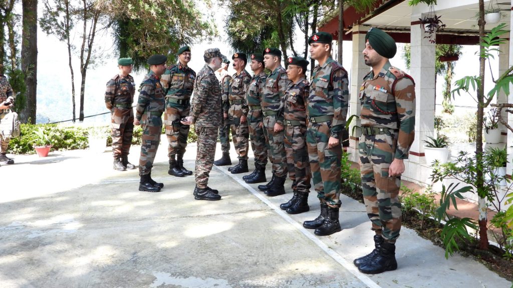 Lt Gen AS Pendharkar Reviews Assam Rifles in Tuensang Nagaland