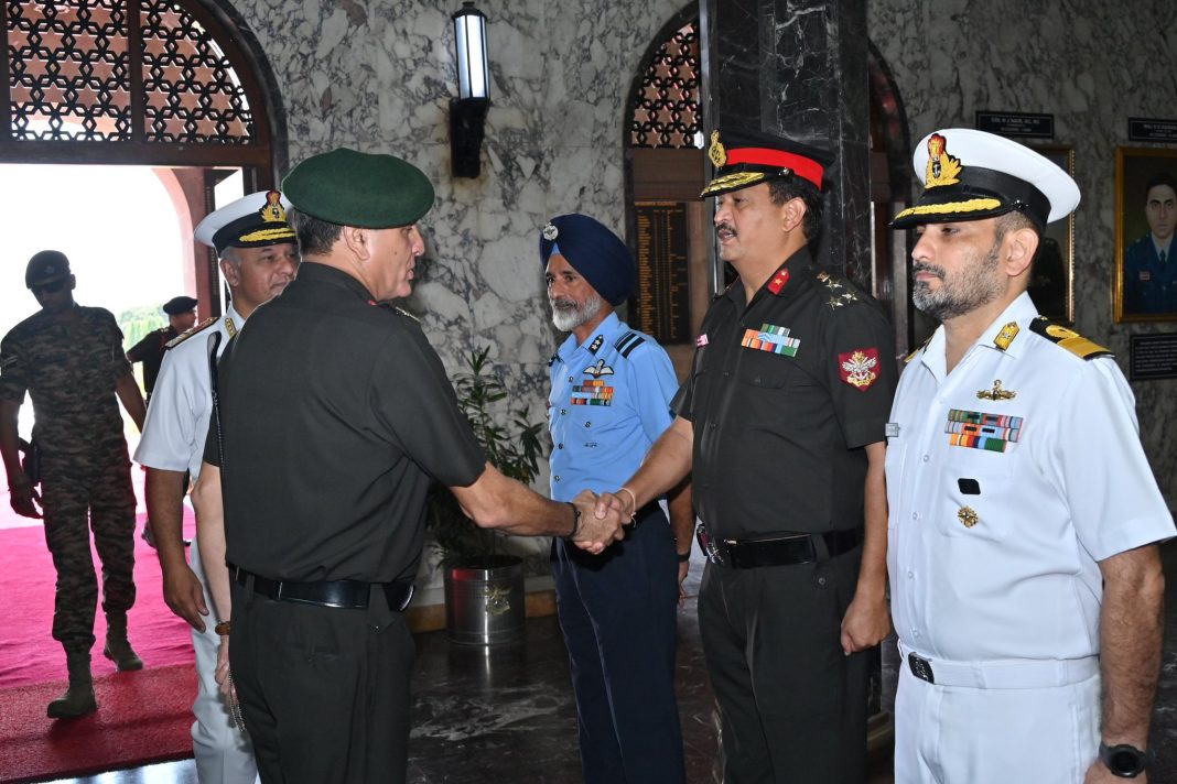 Lt Gen Dhiraj Seth Visits National Defence Academy