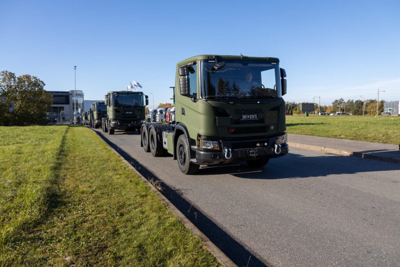 Estonian Military Receives First G410 Transport Trucks from Scania