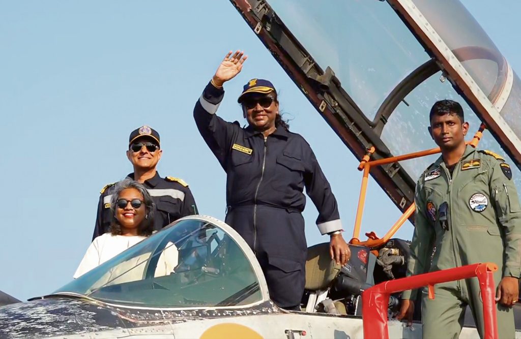 President Droupadi Murmu Witnesses Indian Navy Operations Aboard INS ...