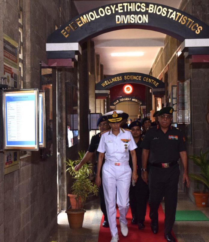 Vice Admiral Arti Sarin Visits AFMC Pune