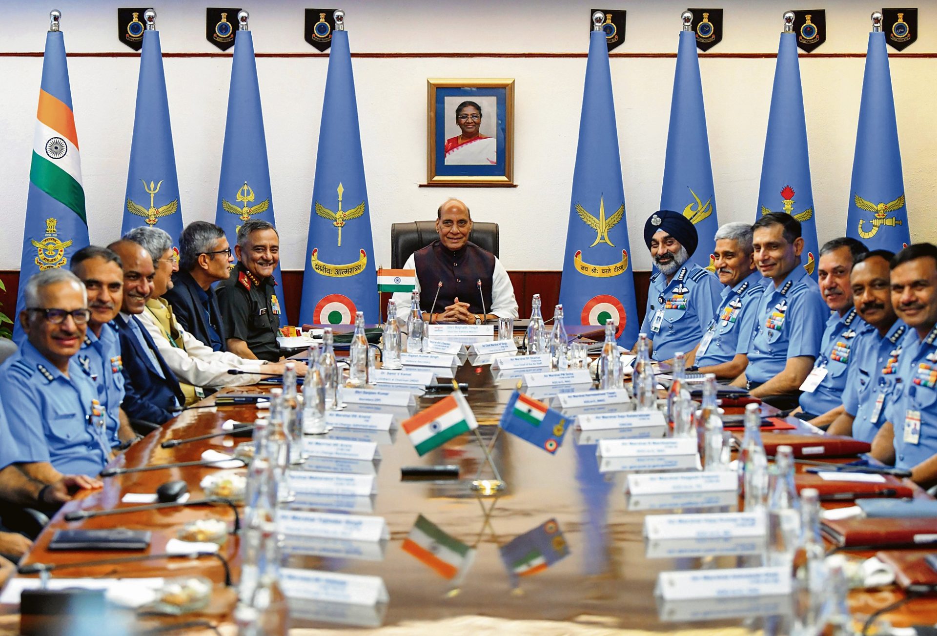 Defence Minister Rajnath Singh Urges IAF Commanders to Enhance ...