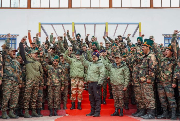 Kiren Rijiju Celebrates Diwali with Indian Army Jawans at Tawang ...