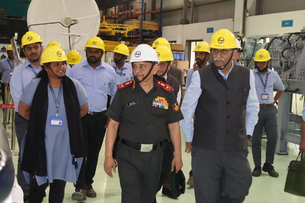 General Anil Chauhan Visits L&T's SSC Talegaon Campus