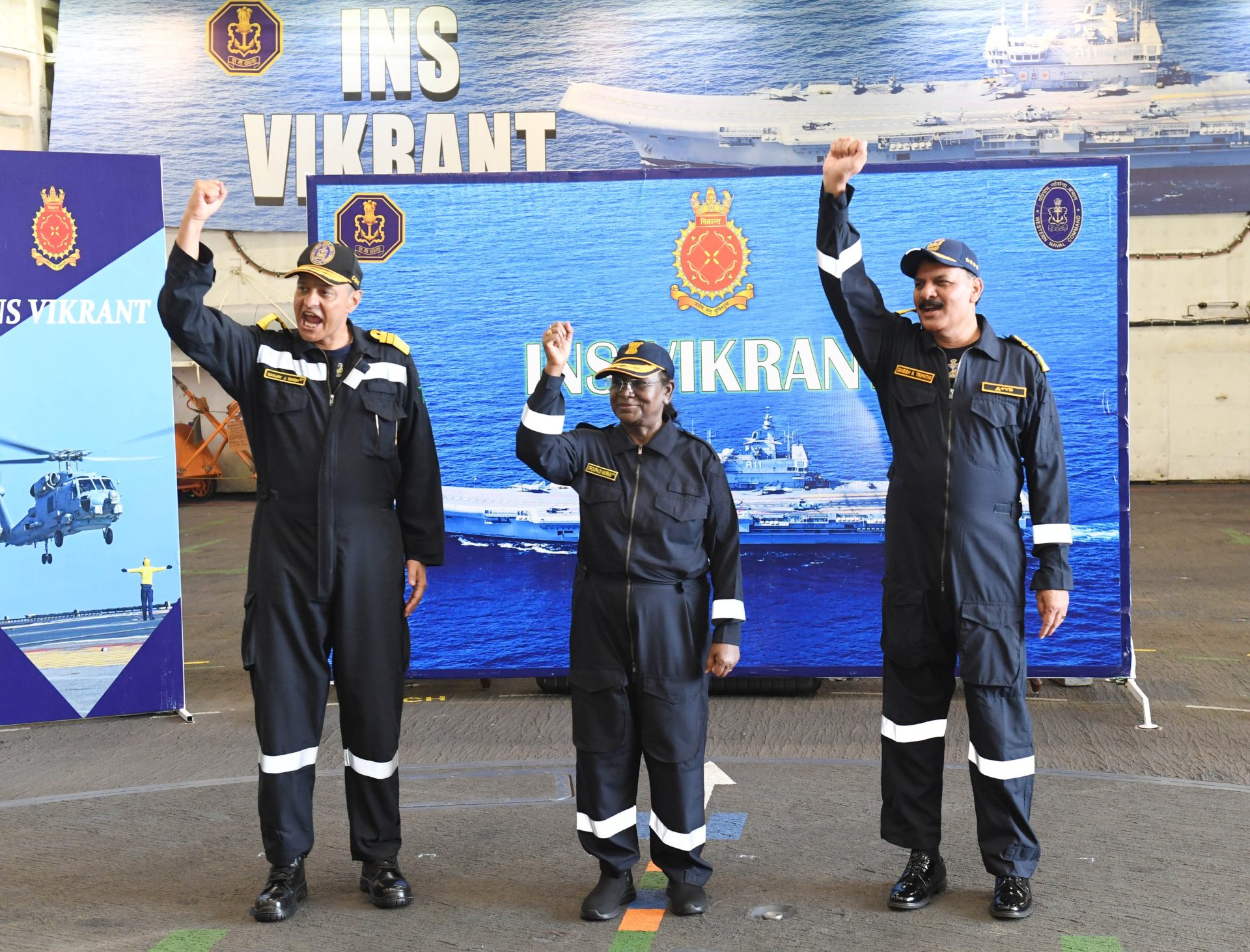 President Droupadi Murmu Witnesses Indian Navy Operations Aboard INS ...