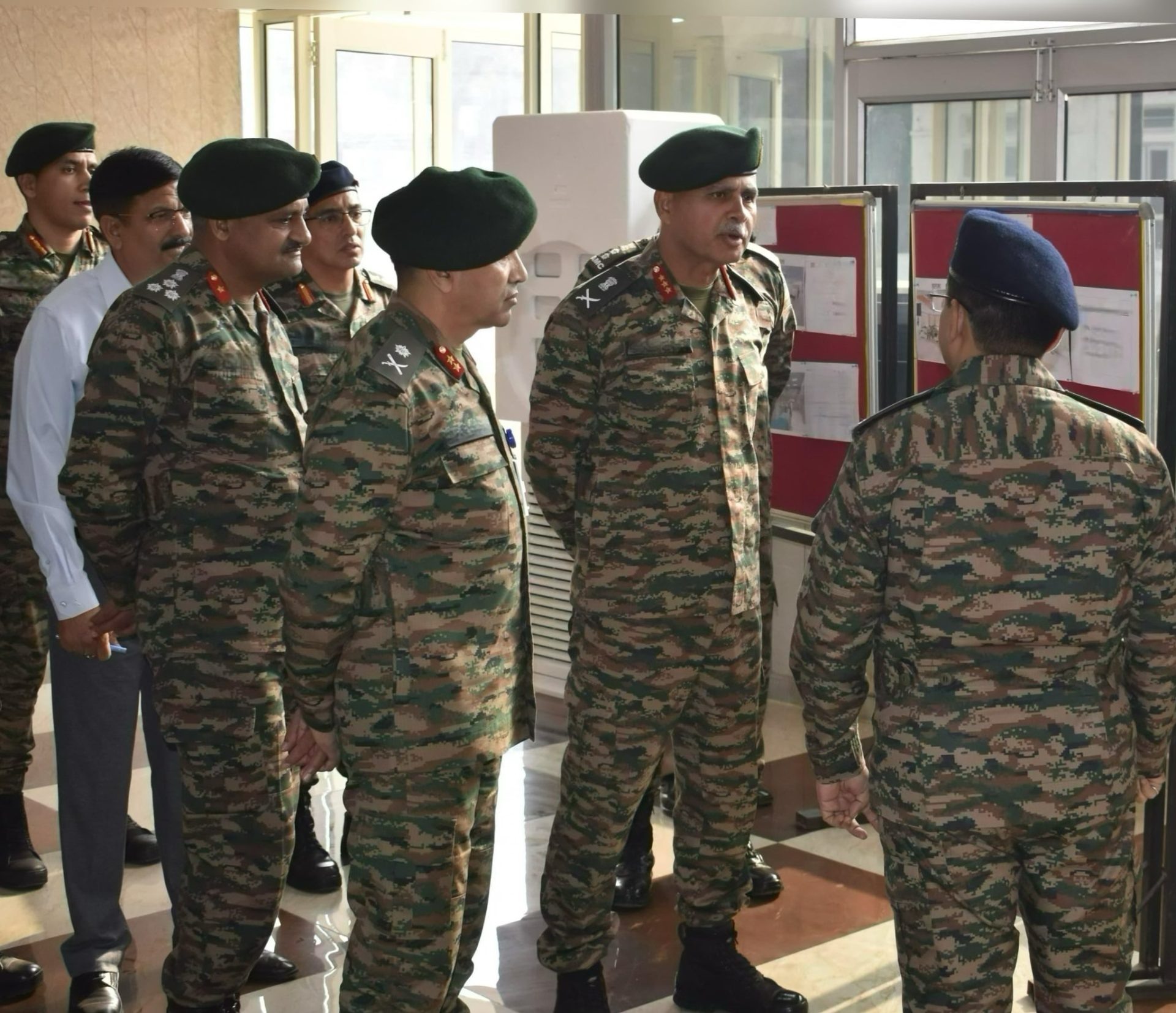 GOC Vajra Corps Reviews Panther Division