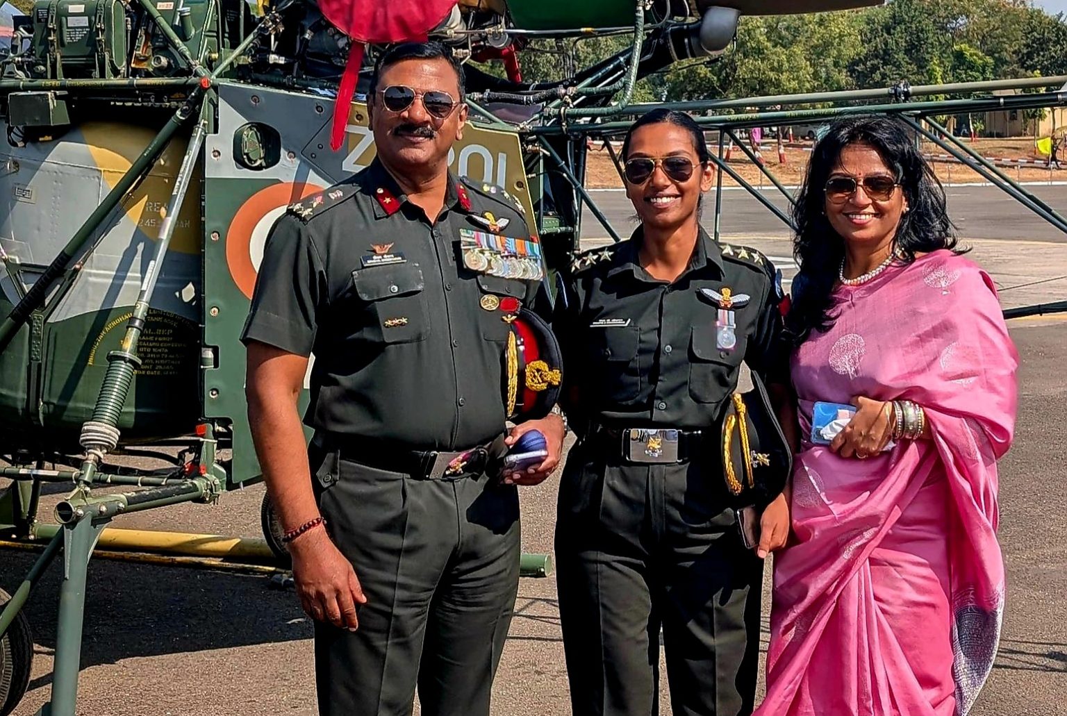 Captain Rheeya K Sreedharan Achieves Historic Milestone in Army Aviation