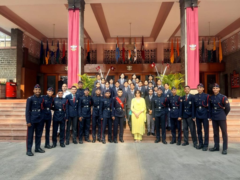 20 Girl Cadets from Sainik School Kunjpura Visit National Defence Academy
