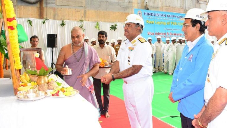 Hindustan Shipyard Limited Celebrates Keel-Laying Ceremony for First ...