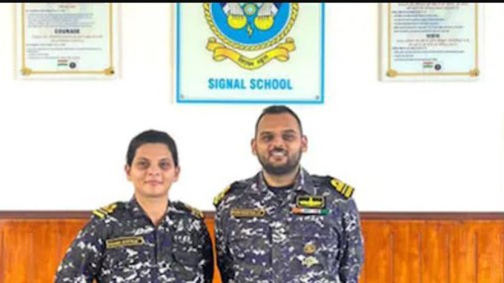Historic Moment for Indian Navy as Siblings Prerna and Ishan Deosthalee ...