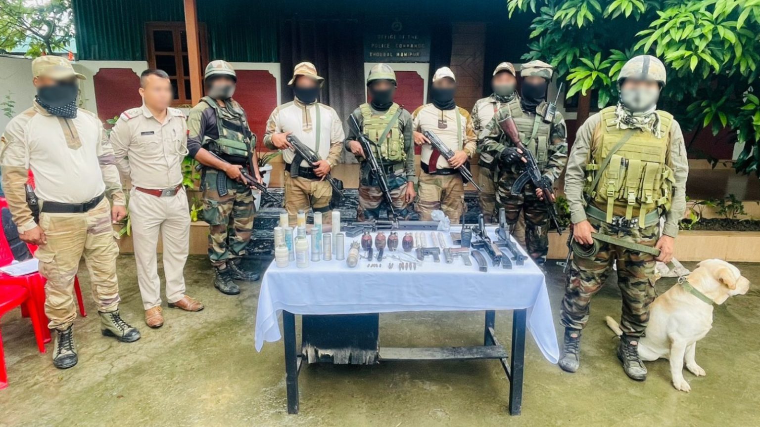 Joint Security Operation in Manipur Results in Major Weapons Recovery