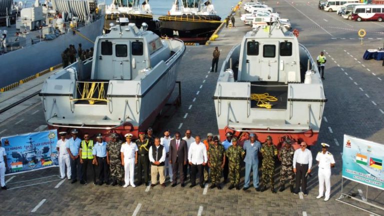 India Gifts Two Fast Interceptor Crafts to Mozambique to Enhance ...