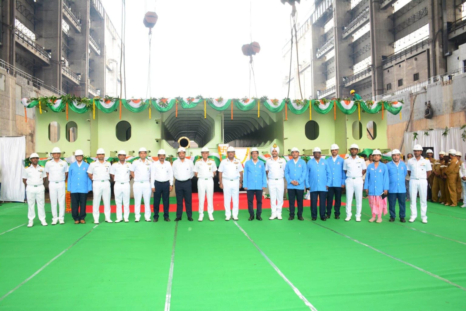 Keel Laying Ceremony for India's First Fleet Support Ship Held at ...