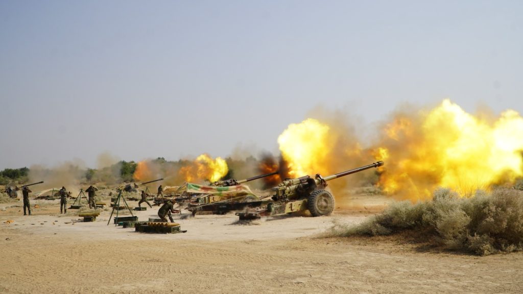 Kharga Shakti: Integrated Firepower Exercise Conducted by Indian Army ...