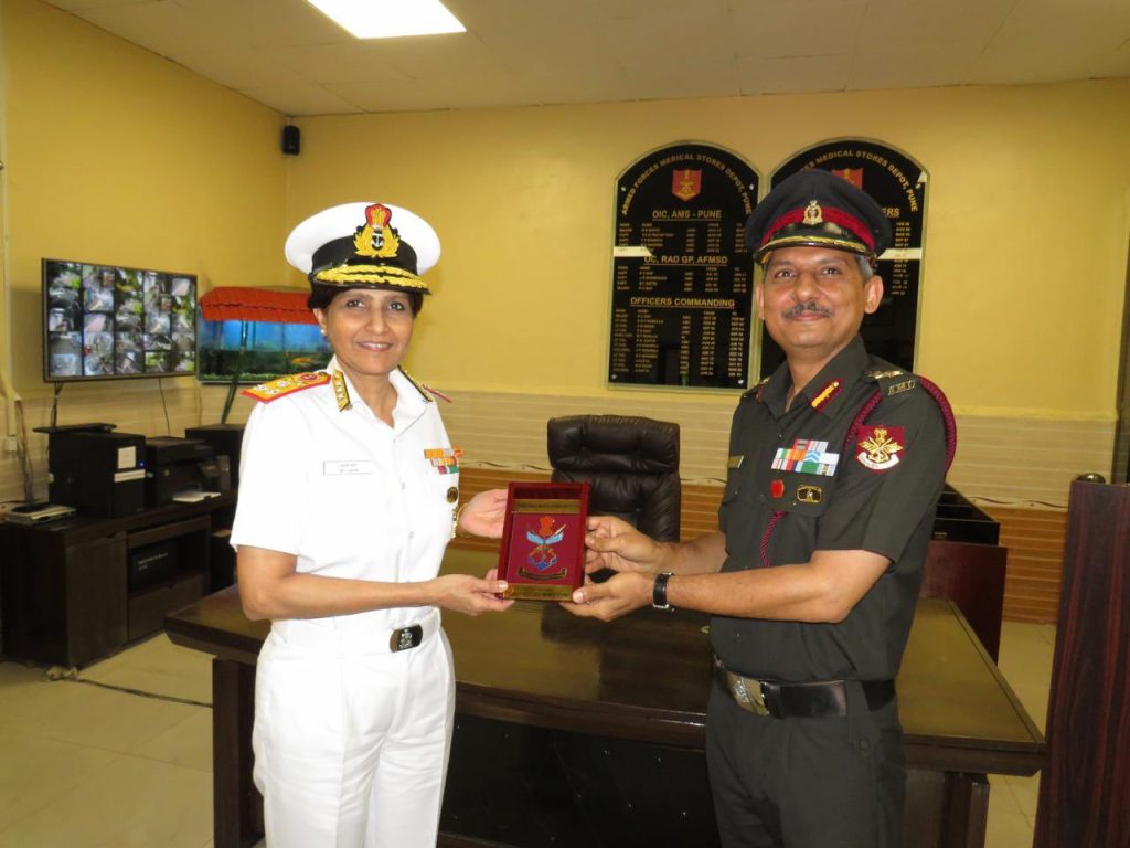 Vice Admiral Arti Sarin Visited AFMSD Pune