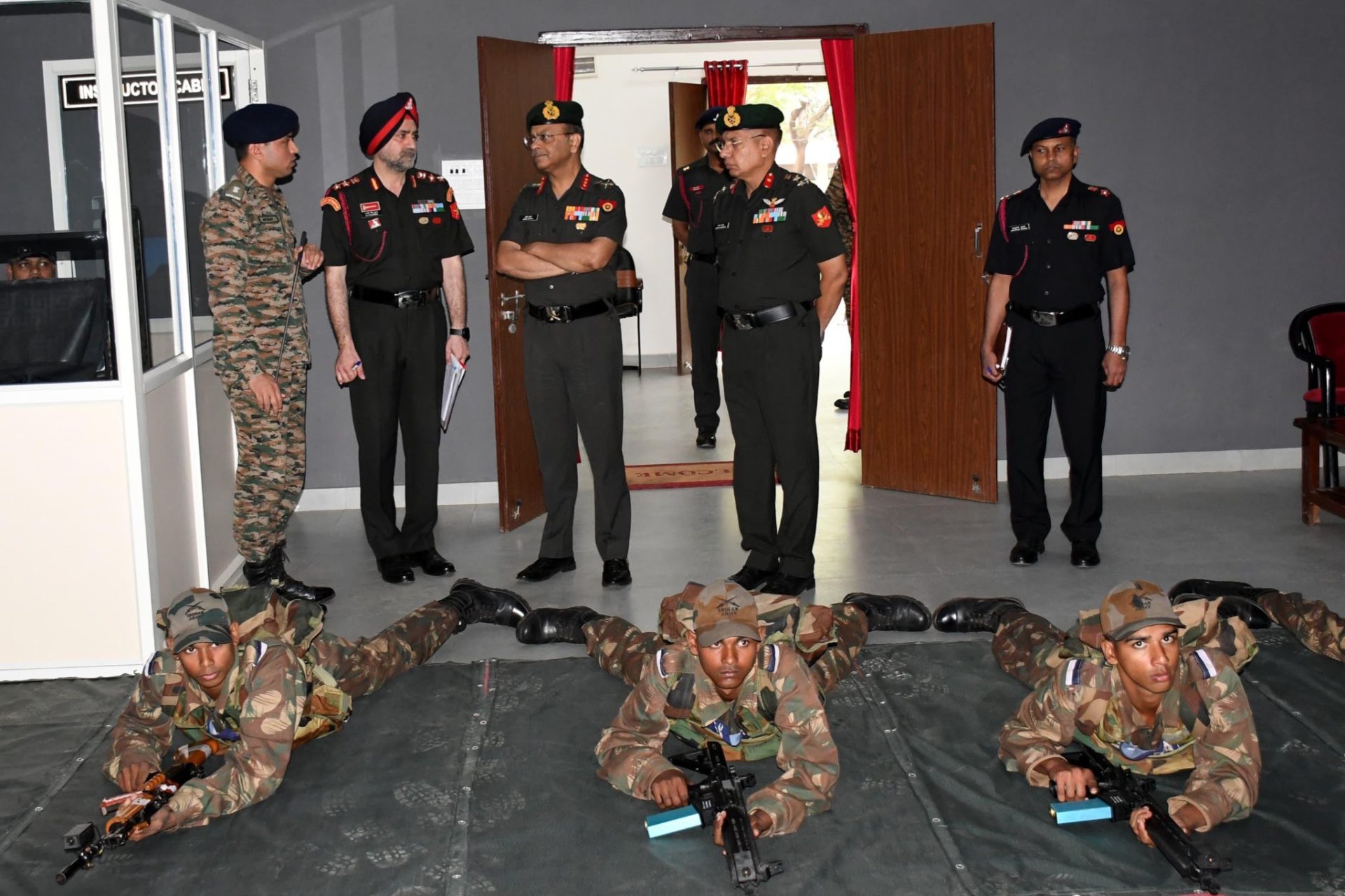 Lt General Adosh Kumar Reviews Training and Infrastructure at Artillery ...
