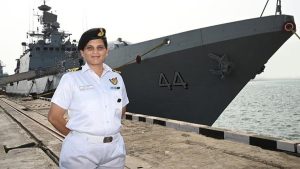 Commander Prerna Deosthalee Makes History as First Woman to Command ...