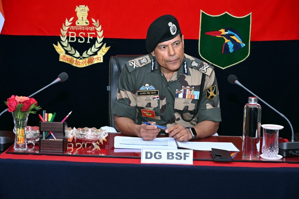 DG BSF Daljit Singh Chawdhary Visits North Bengal Frontier