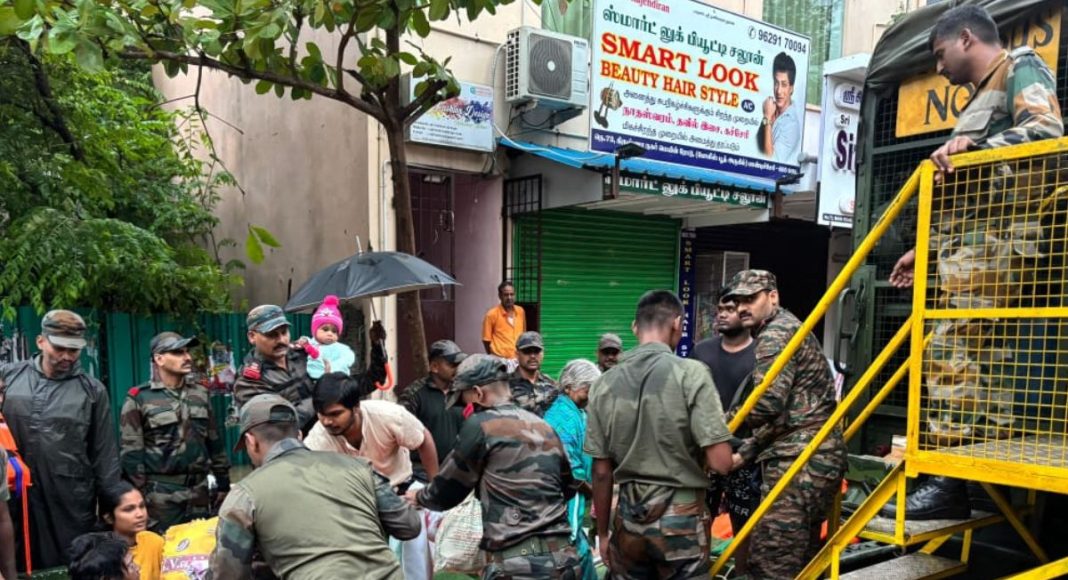Indian Army Continues Rescue Operations in Chennai and Puducherry ...