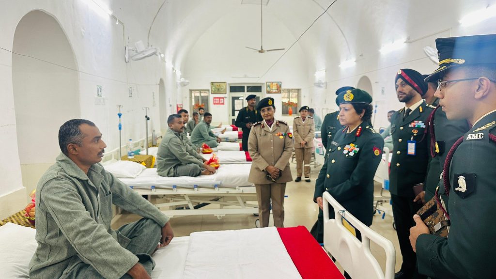 Lt General Sadhna S Nair Visits Military Hospital Sagar