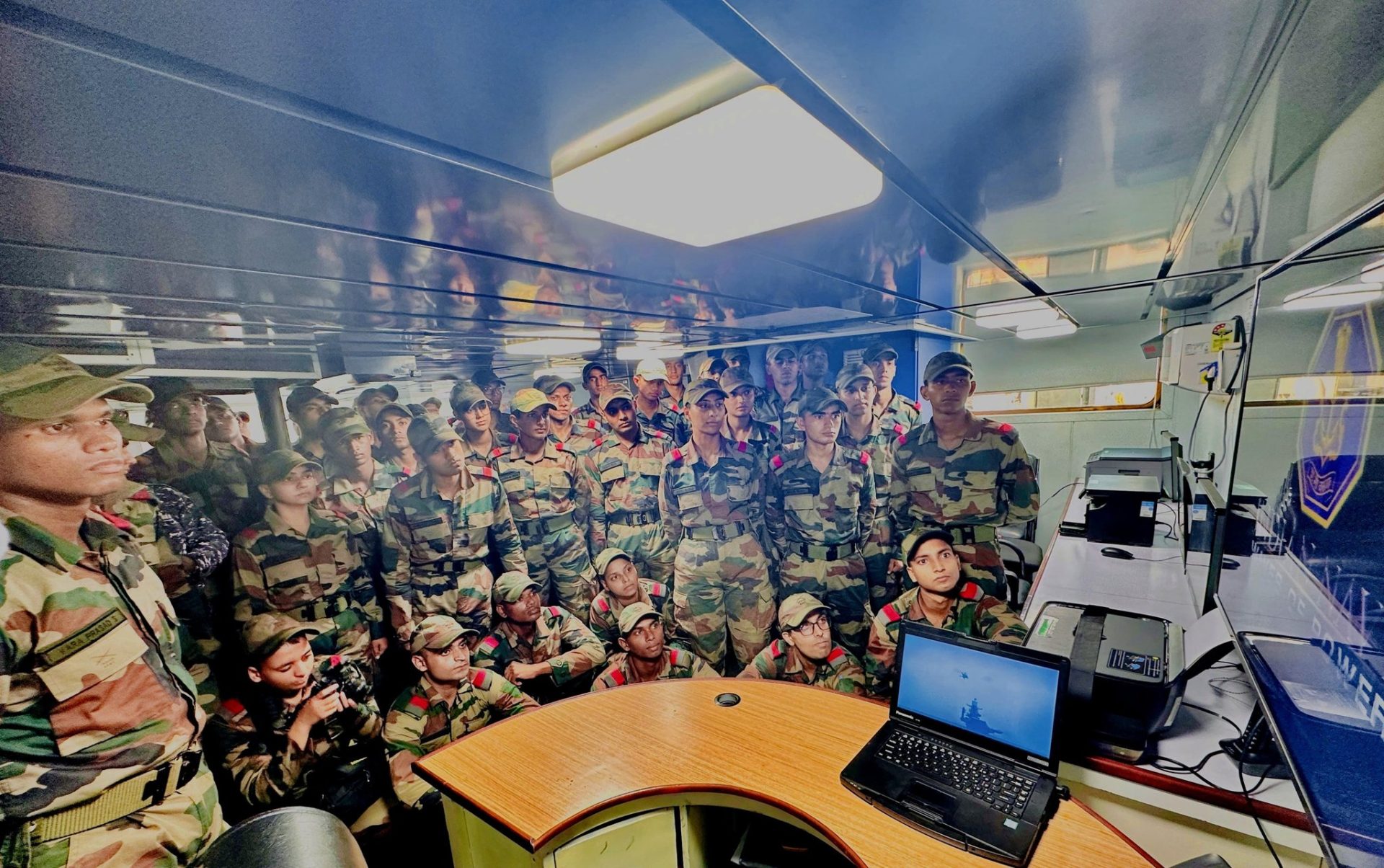 OTA Chennai Cadets Visit INS Darshak