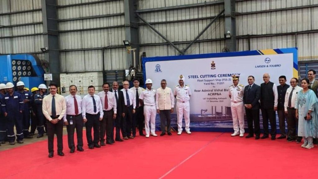 Steel Cutting Ceremony Marks Start of Production for Second Fleet ...