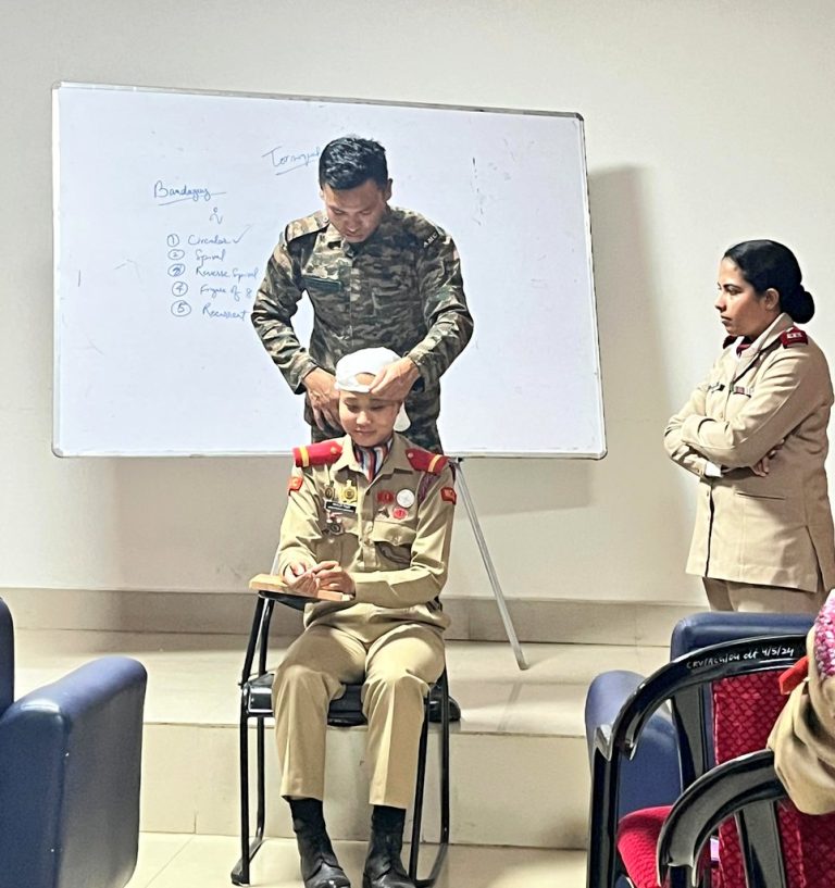 39 NCC Girl Cadets Participate in Indian Army Attachment Camp at Rangapahar