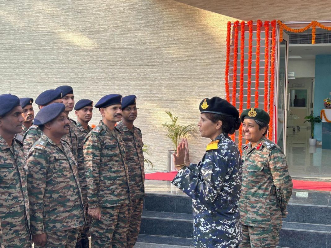 Surg Vice Admiral Arti Sarin Commends Military Hospital Secunderabad