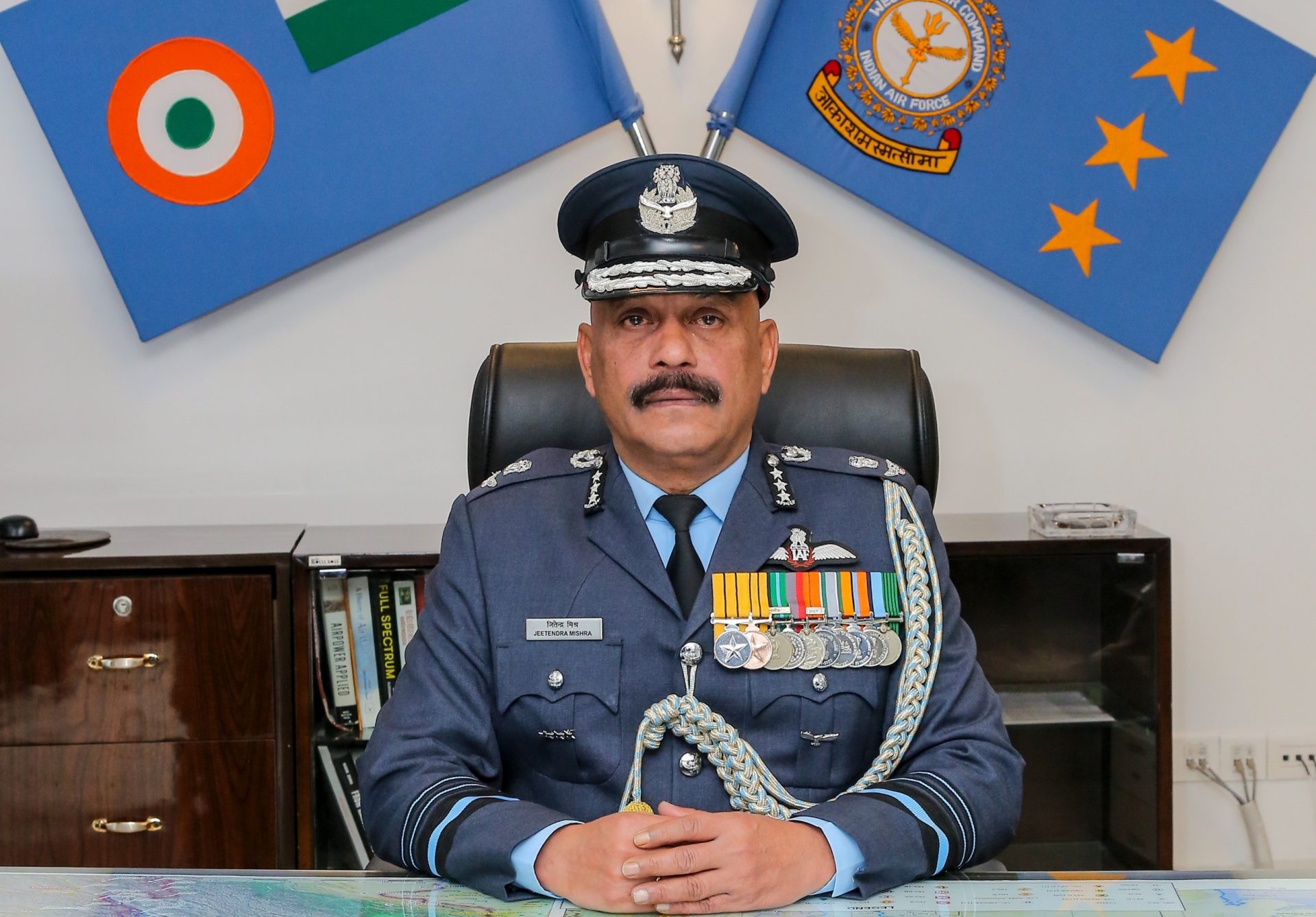 Air Marshal Jeetendra Mishra Assumes Command of Western Air Command