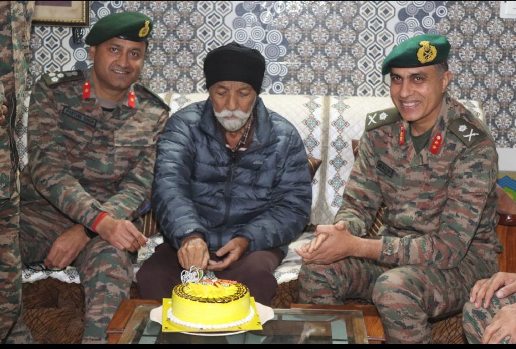 Indian Army Honors Honorary Captain Bana Singh PVC on His 76th Birthday