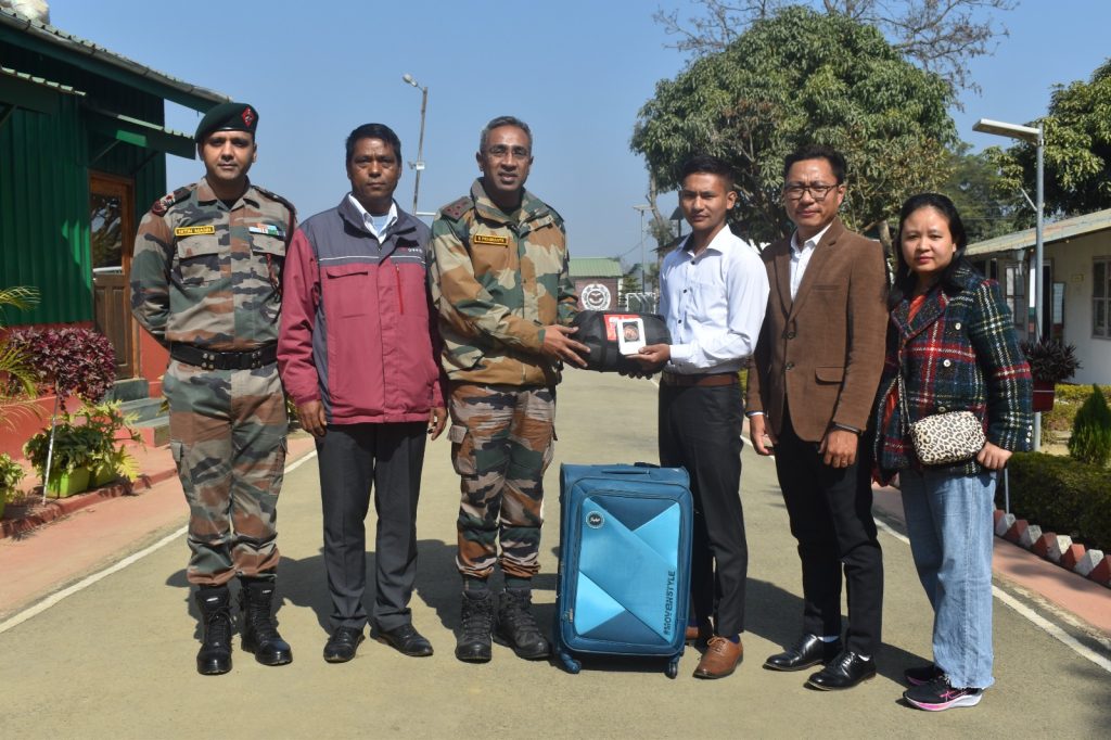 Assam Rifles Felicitates Mr. Obed Thangminsiam for Clearing CDS Examination