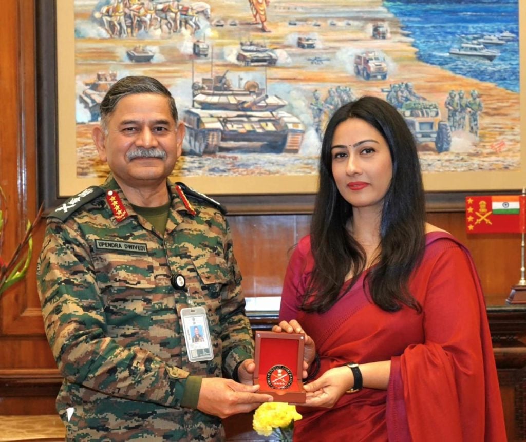 Indian Army Chief Receives Book Highlighting Army Life and the Role of ...