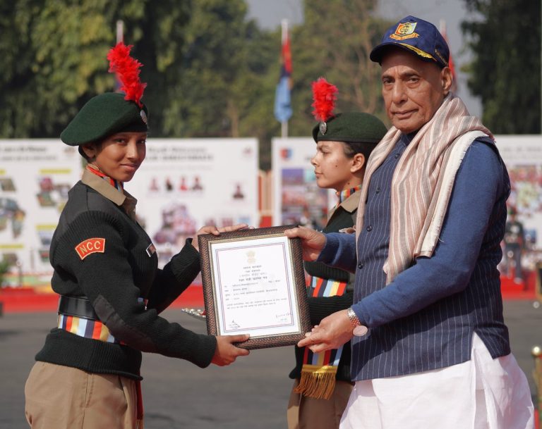 Raksha Mantri Padak and Commendation Cards Awarded to NCC Cadets at RDC ...