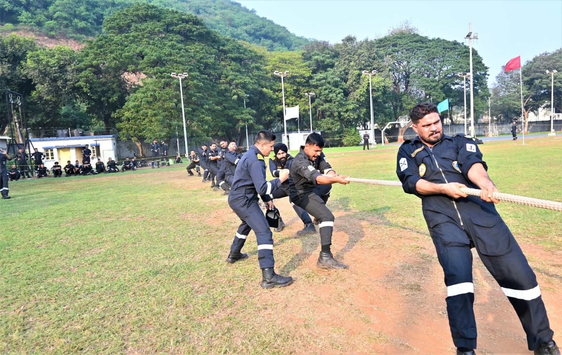 INS Delhi Triumphs in Eastern Sword Sunrise Fleet Tug of War ...