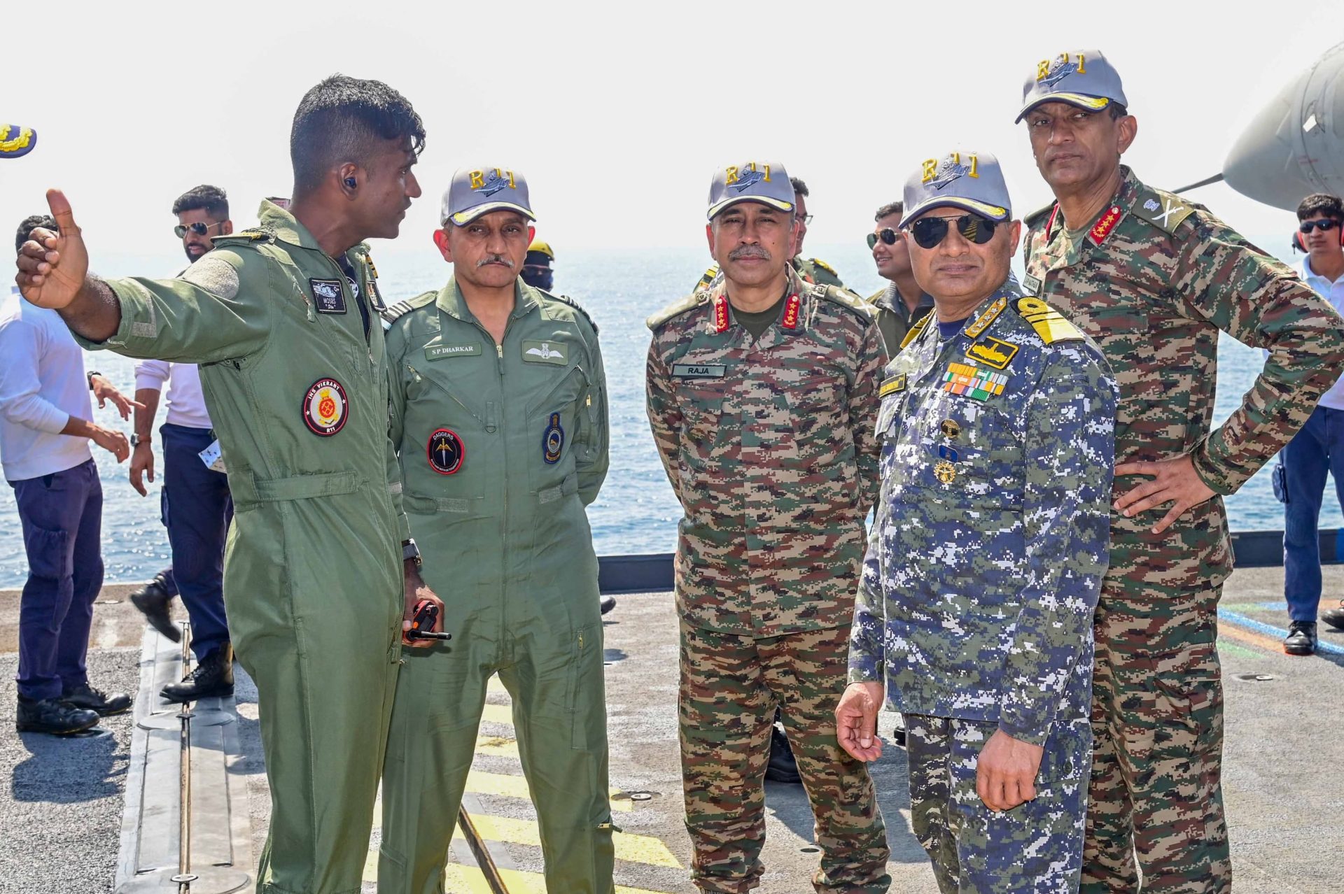 Senior Military Leaders Embark INS Vikrant for Joint Phase of TROPEX25